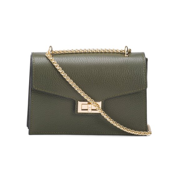 CHEVAL | Bags | Cheval Italy Leather Triple Compartment Crossbody With ...